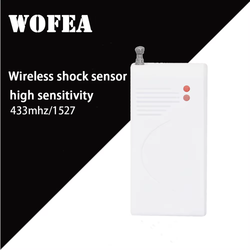 Wireless Shock Sensor Vibration Detector 433Mhz 1527 330K to Work with ...