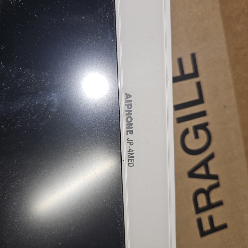 Aiphone JP-4MED 7" Video Master Station with Touchscreen LCD White ...