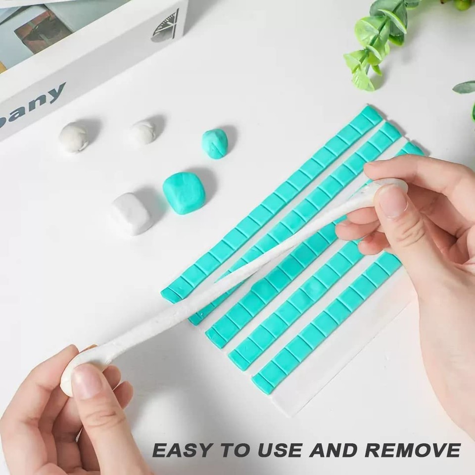 192 Pcs Removable Adhesive Poster Sticky Tack Putty + 120 Pcs 10mm ...