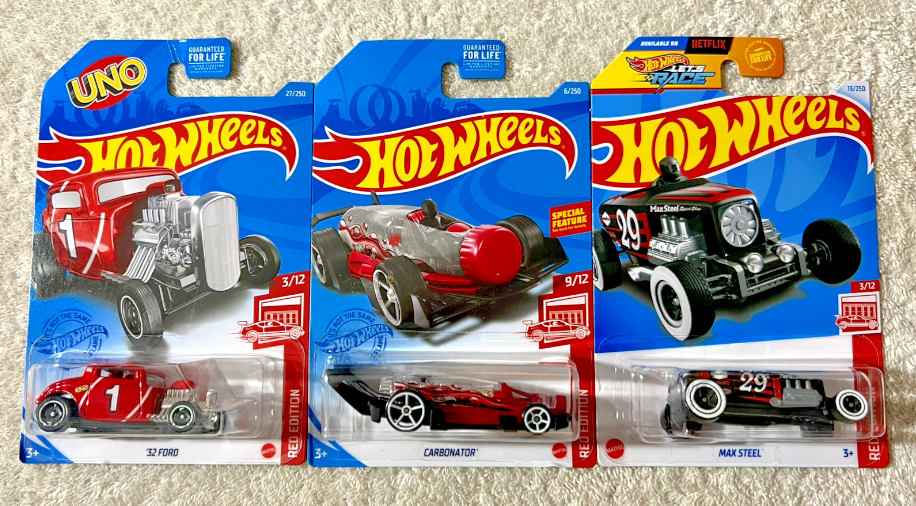 HOT WHEELS RED EDITION LOT OF 23 ALL DIFFERENT **NEW** | eBay