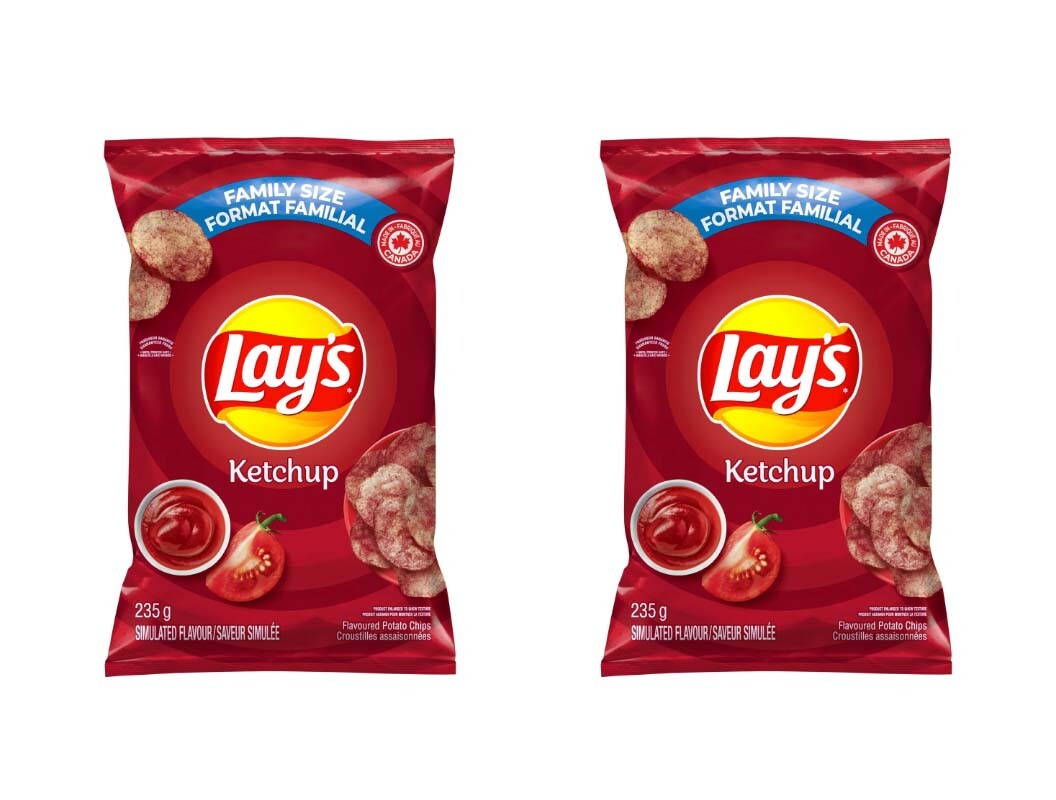 Lays Ketchup Chips Lay's Heinz Ketchup Chips (18 X 200 Gr.) Five