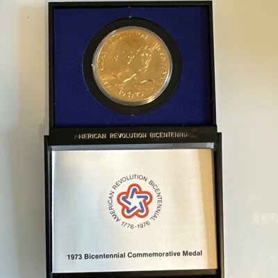 1973 Samuel Adams Patrick Henry American Revolution Bicentennial Coin ...