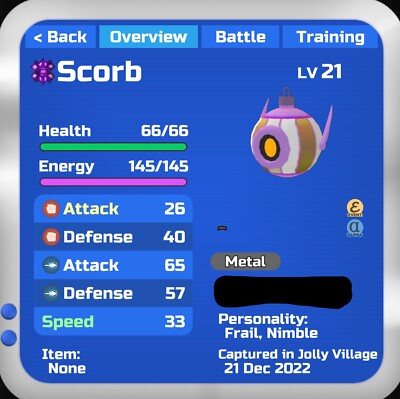 🤖Roblox Loomian Legacy - Alpha Gleaming Christmas Scorb!🤖 | eBay