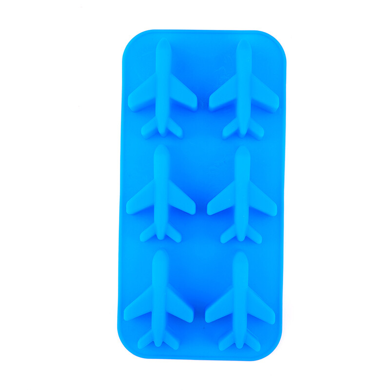 Silicone 3d Airplane Shape Ice Cube Ball Mold Ice Cream Maker Chocolate ...