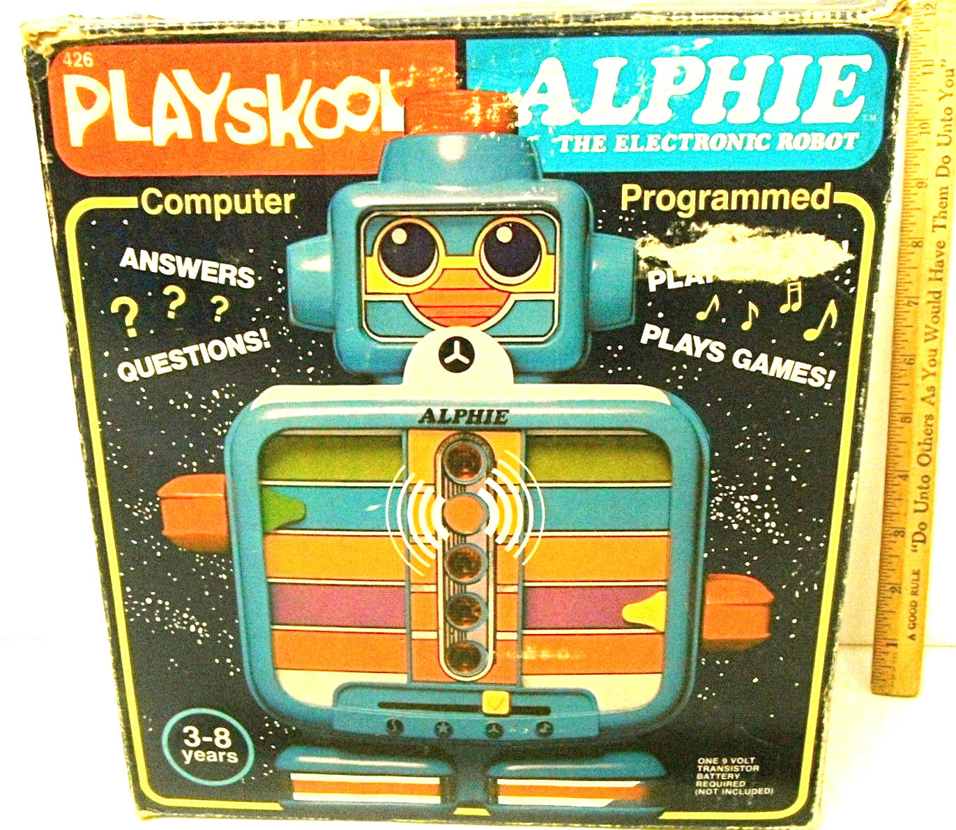 1978 Vintage Playskool Alphie The Electronic Robot Parts Box Set MPN ...