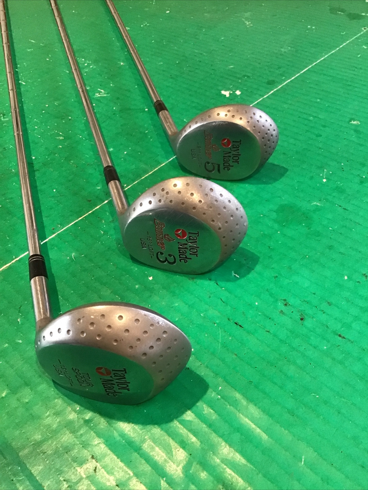 Set of 3 TaylorMade Burner 3,5, Tour Spoon Metal Wood RH w/ Dynamic ...