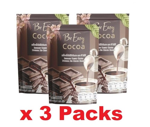 3X Be Easy Cocoa Instant Cocoa Powder Diet Drink Weight Control Burn ...