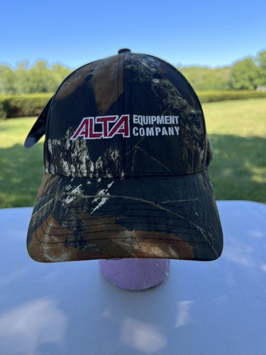 ALTA Equipment Company Mossy Oak Camouflage Cap Hat NOSWT Adj ...