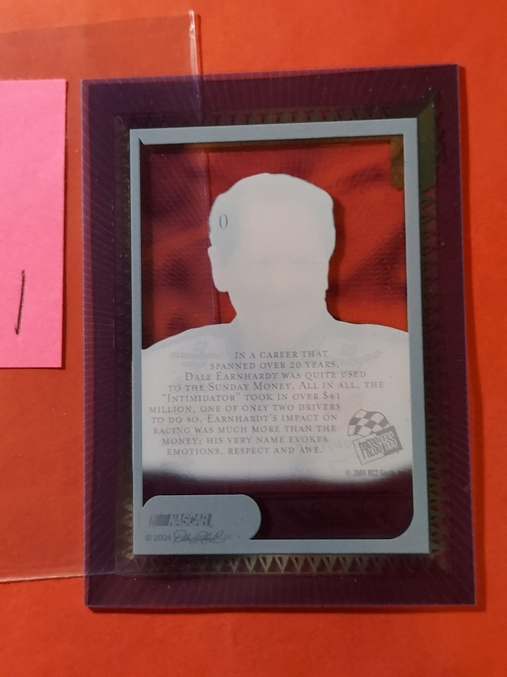 2004 VIP #0 Dale Earnhardt SM (Sunday Money), cd1 | eBay