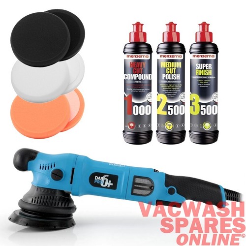 DAS-6 PRO PLUS V2 DUAL ACTION MACHINE POLISHER - DA PADS - MENZERNA ...