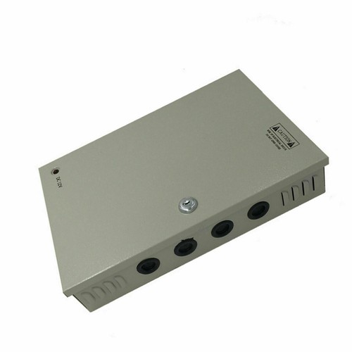 9 Channel 8CH Security Camera Power Supply Box DC 12V 10A CCTV DVR ...