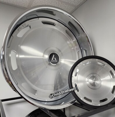 26" Inch STAGGERED Brushed Face Artis Forged Triumph 5x120 5x127 Wheels ...