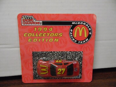 Racing Champions Nascar 1994 Larry Minor McDonalds Racing Team ...