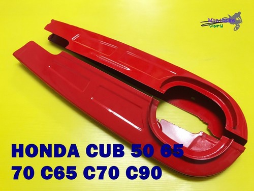Fit HONDA C65 C70 C90 CHAIN CASE GUARD “RED” NEW [mi3726] | eBay
