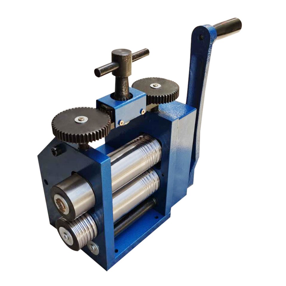 Manual Combination Rolling Mill Machine 3" 75mm Roller Mill Machine ...