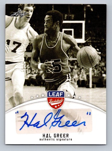 2012-13 Leaf Retail #BA-HG1 Hal Greer Base Autographs | eBay