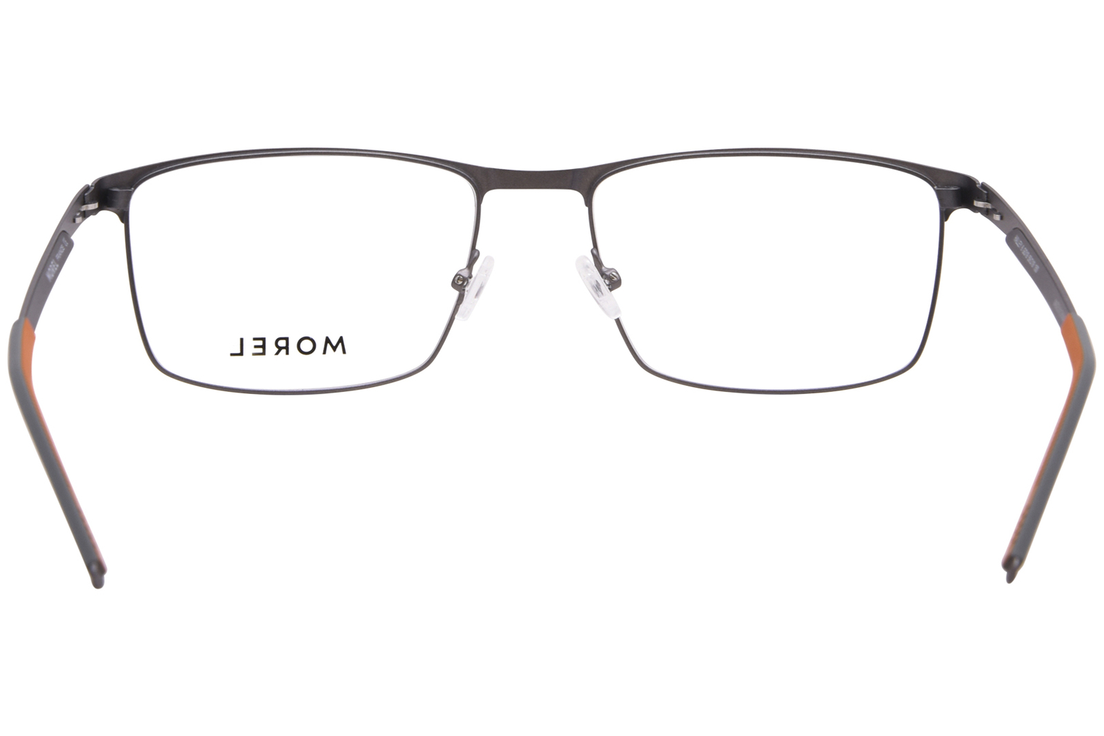 Morel Halley-6-US GO19 Eyeglasses Men's Gray/Orange Full Rim 59mm | eBay