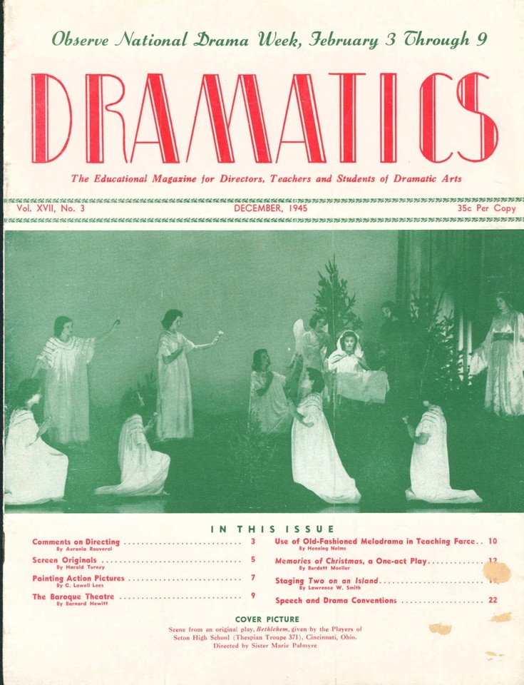 1940's Lot High School Thespian & Dramatics Magazines Teacher Student ...