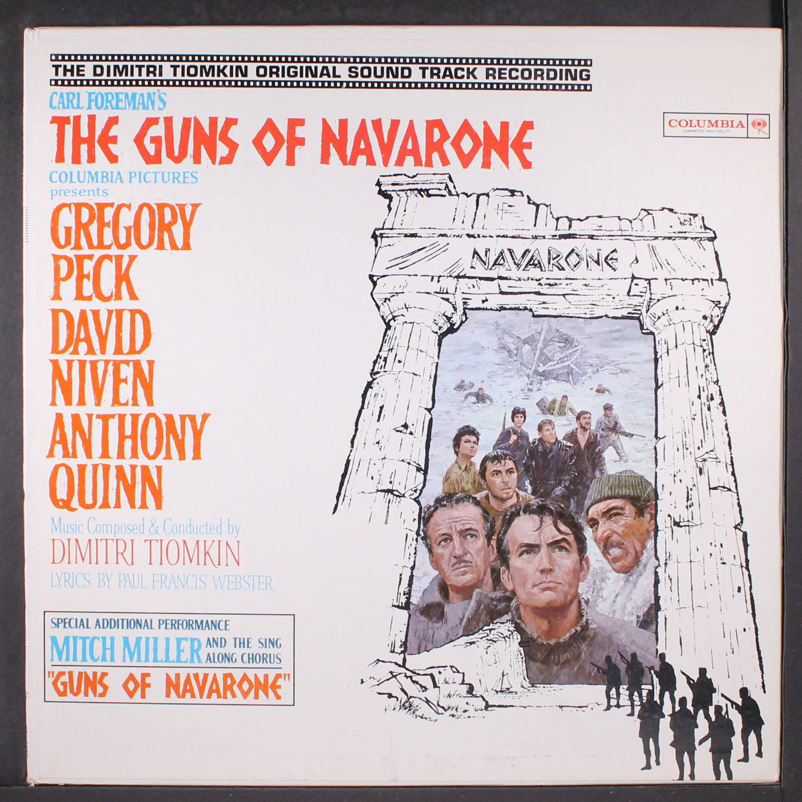 SOUNDTRACK: guns of navarone COLUMBIA 12" LP 33 RPM | eBay
