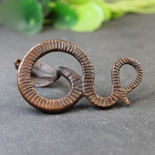 Pure Copper Snake Statue Ornament Tea Pet Animal Figurine Miniature ...