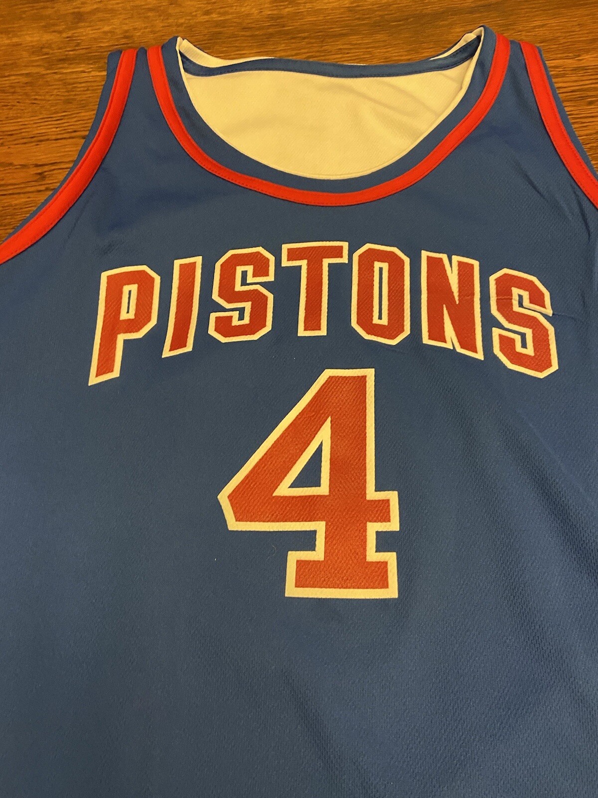Detroit Pistons Reversible Jersey Dumars/ Hamilton Sz L | eBay