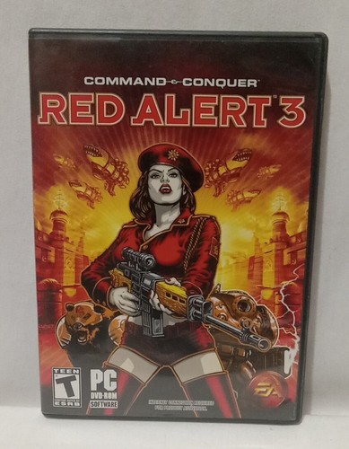 Command & Conquer: Red Alert 3 ~ PC DVD-ROM Game ~ Case Disc & Manual ...