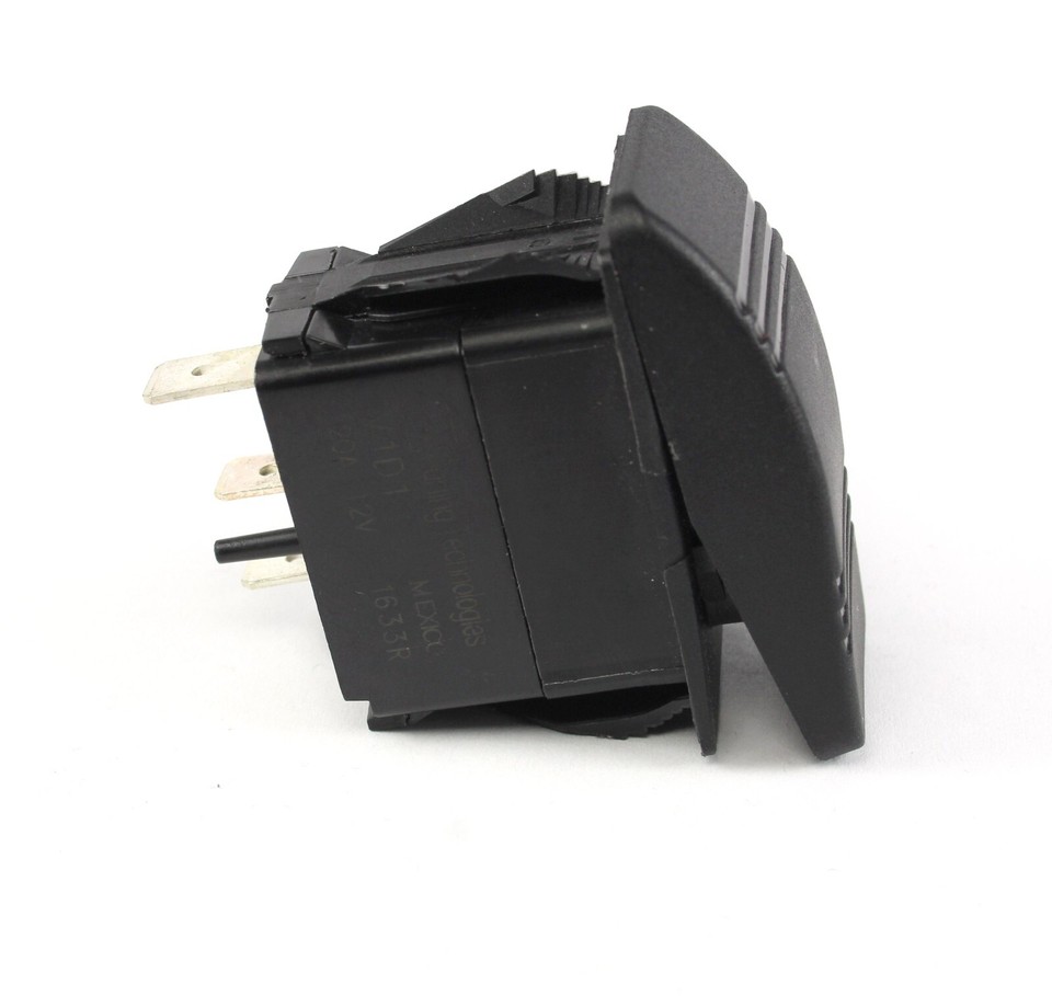 Carling Rocker Switch SPST RED Illuminated On/Off 20A 12DC, V1D1 ...