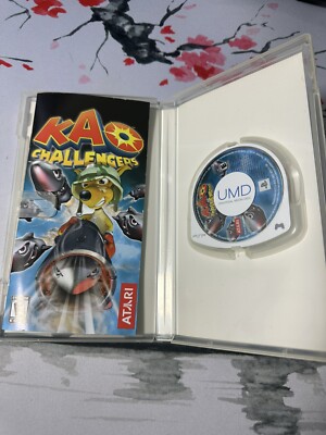 🎮Kao Challengers (Sony PSP) *RARE* Complete with Manual And Case | eBay