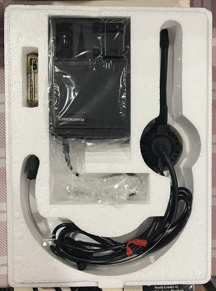 Plantronics Communication System Headset & Base Unit /SP05 -VGC | eBay