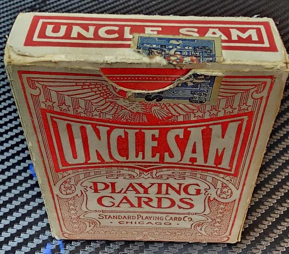 Antique Uncle Sam Playing Cards Circa 1917 no Jokers | eBay
