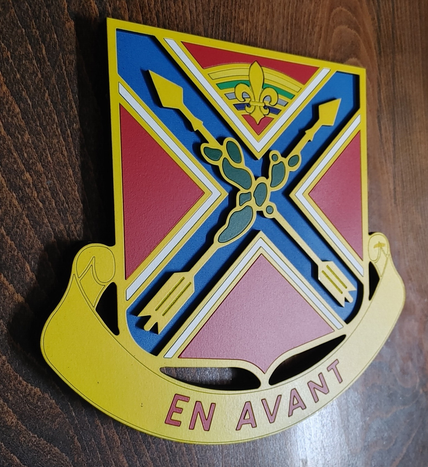 8" US Army 151st Field Artillery Regiment DUI Plaque Minneosta ARNG ...