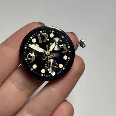 CORUM Bubble Chronograph Quartz 22J Calendar Swiss High Grade Watch ...