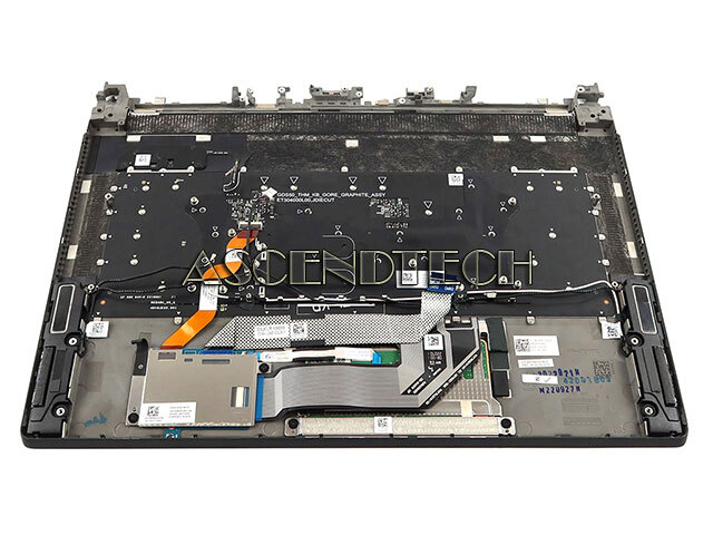 DELL ALIENWARE X15 R1 R2 LAPTOP US KEYBOARD PALMREST TOUCHPAD ASSEMBLY ...