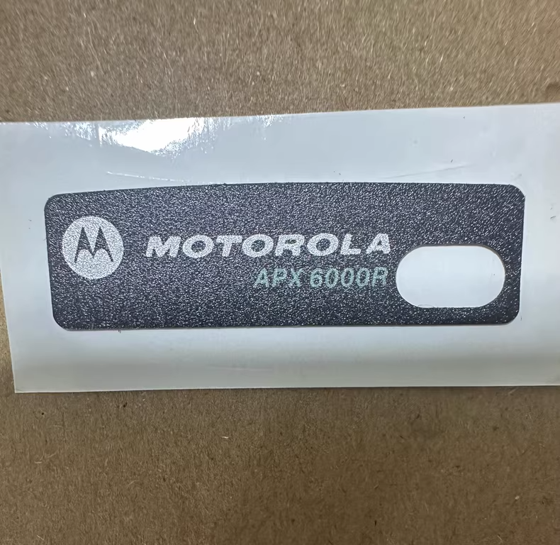 Motorola APX6000R Speaker Cover Label Sticker (Label Only) | eBay