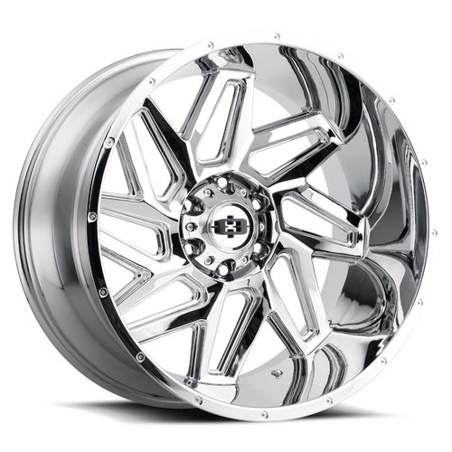 20x9 Chrome Wheels Vision 361 Spyder 5x150 12 (Set of 4) 110.2 ...