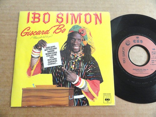 DISQUE 45T DE IBO SIMON " GISCARD BO " | eBay