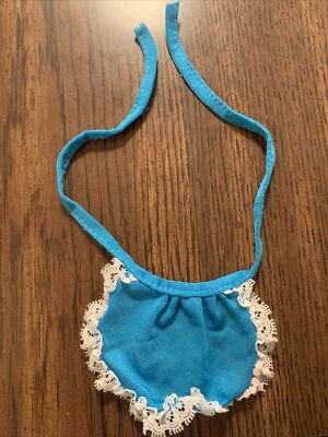 1984 Barbie Dream Kitchen Playset Mattel #9119 Blue Apron Replacement ...