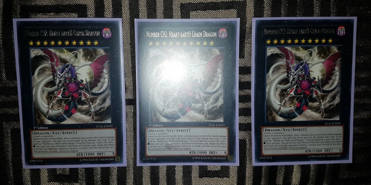 Number C92 Heart Earth Dragon