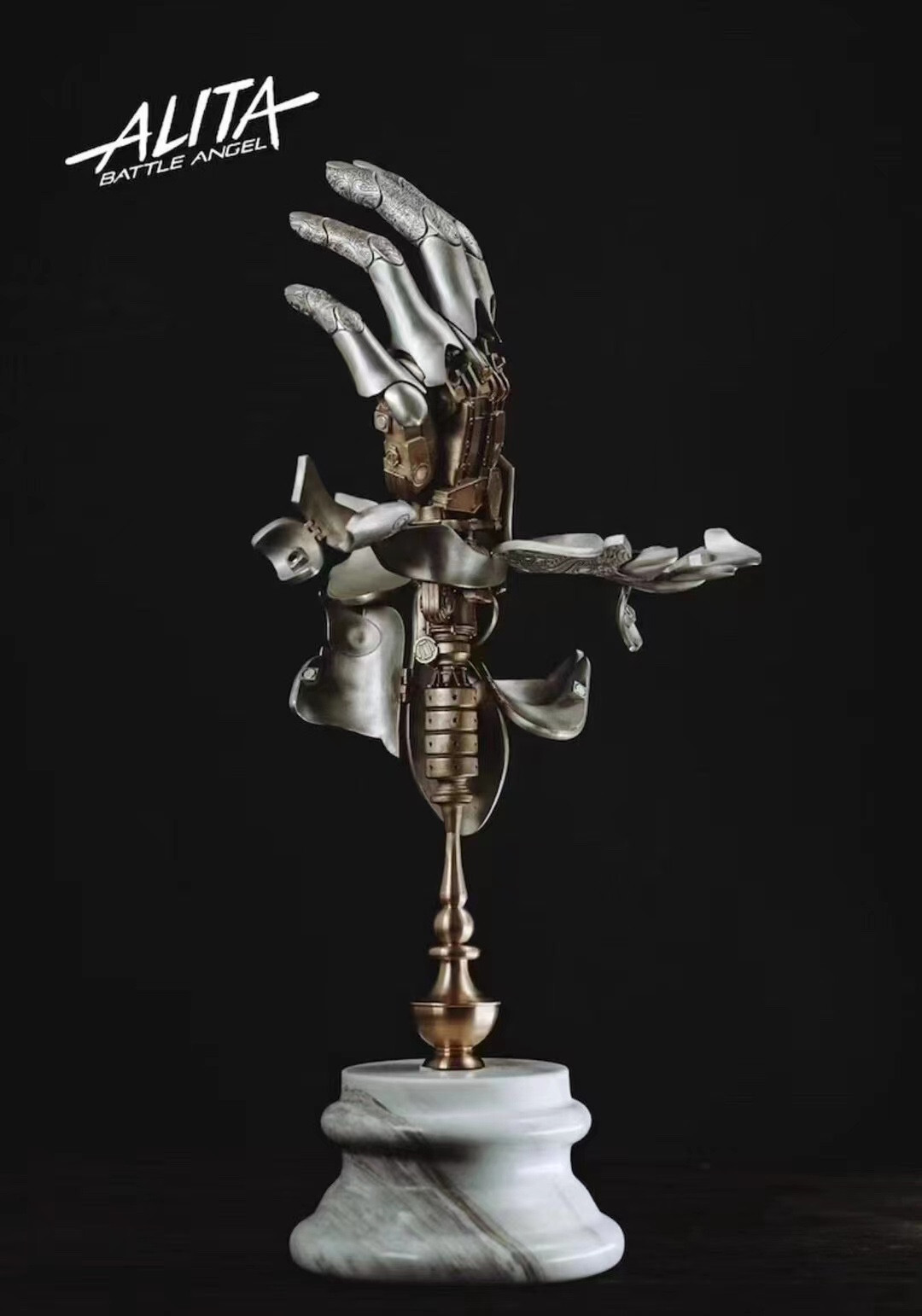 1/1 Scale Battle Angel Alita Hand Copper Model Mechanical Arm Statue In ...