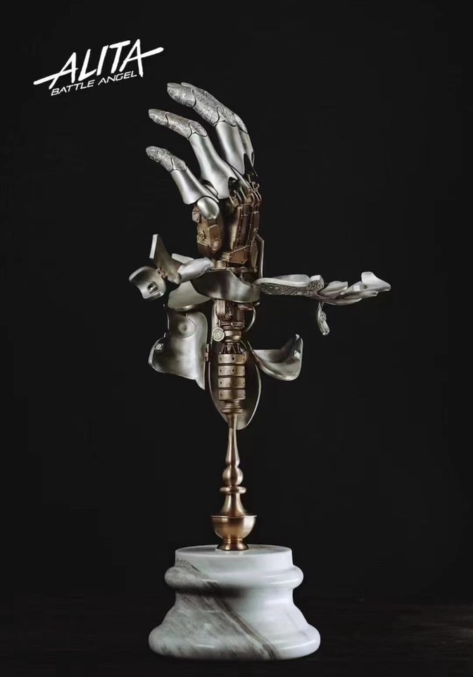 1/1 Scale Battle Angel Alita Hand Copper Model Mechanical Arm Statue In ...