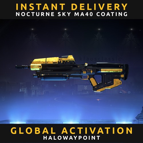 Halo Infinite: Nocturne Sky MA40 Assault Weapon Coating | Rockstar Skin ...