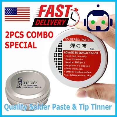 Quality Rosin Soldering Flux Paste Solder Welding Grease 50G + Tip ...