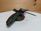 Handmade Whimsical Folk Art Hummingbird Paper Mache Sculpture Bird ...