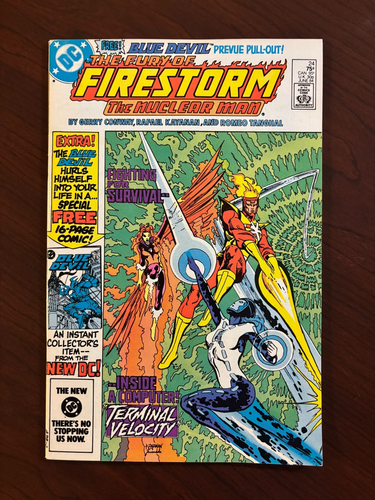 Fury of Firestorm #24 (DC Comics 1984) 1st Blue Devil 1st Bug 7.5 VF ...