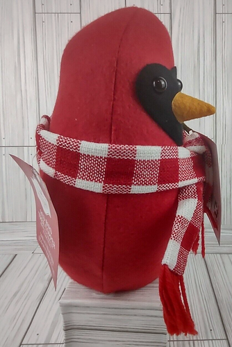 Cardinal Red Bird Christmas Tree Topper Figurine Ornament Nature ...