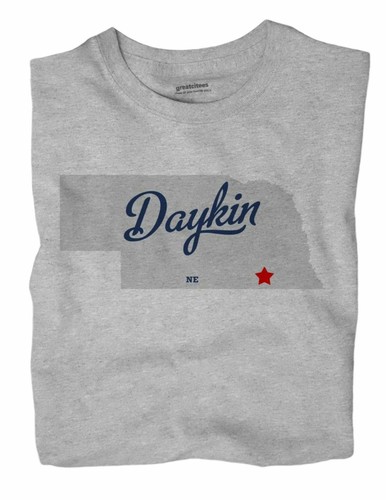Daykin Nebraska NE T-Shirt MAP | eBay