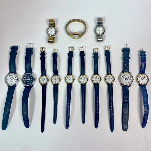 Lot of 13 Vintage Women's Timex & Carriage Watches AS-IS, 2 Run, 11 Not ...