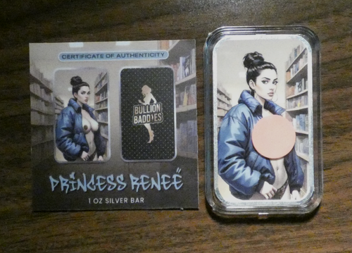 Bullion Baddies 1 oz Silver- Princess Renee- NAUGHTY- 1/120 Scarce | eBay