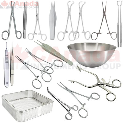 Wound Dressing Small Instruments Set of 20Pcs Dressing Set Instruments ...