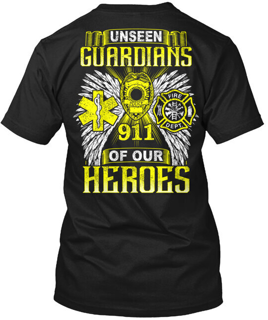 911 Dispatcher Dispatch First Responder T-Shirt Made in the USA Size S ...